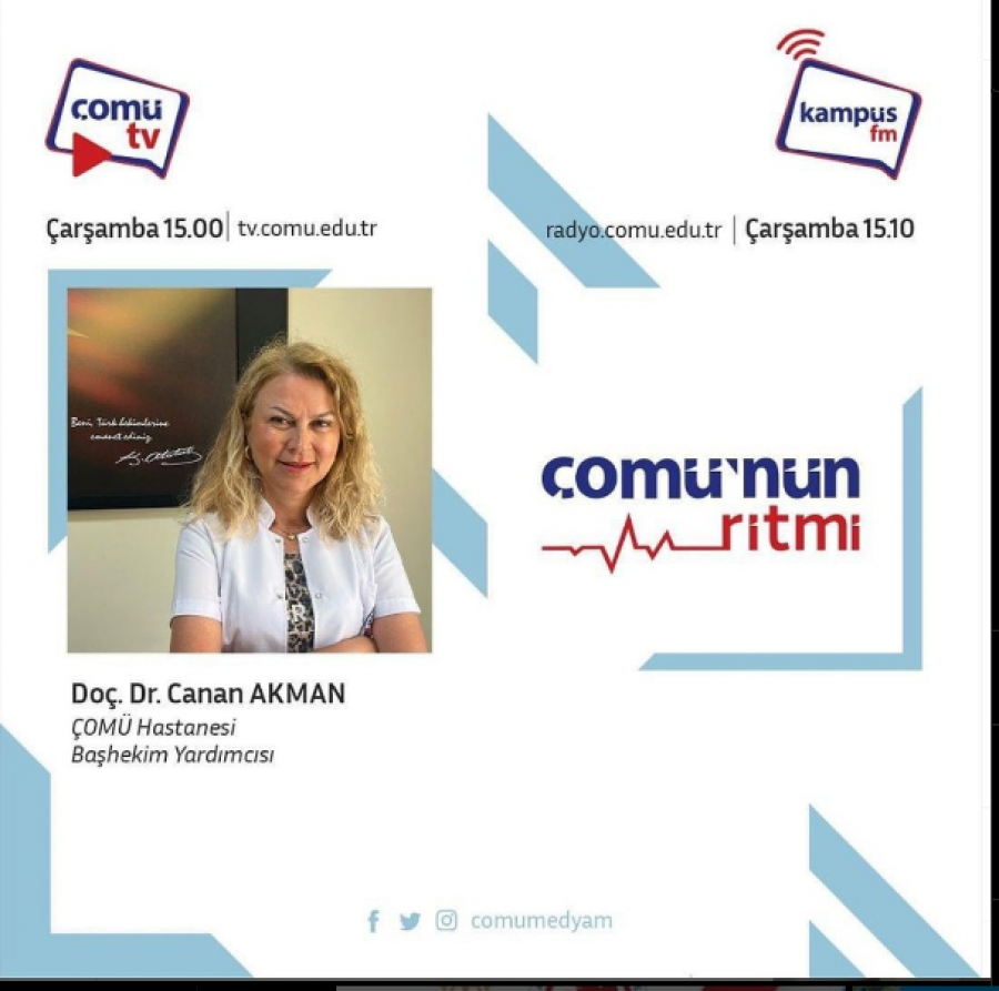 ÜNİVERSİTE HASTANESİ - ÇOMÜ TV ' de "ÇOMÜ'nün Ritmi" Programı Başladı